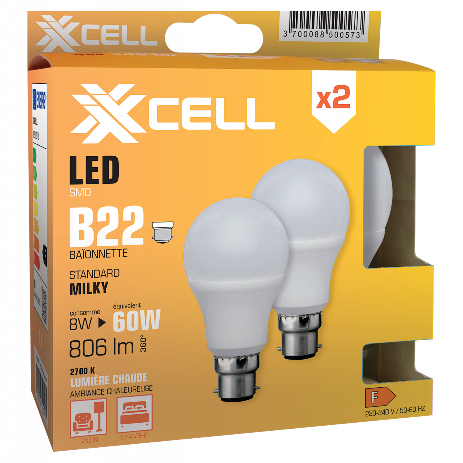 Ampoules standard - XXCELL | GSS Groupe Synergy Systems